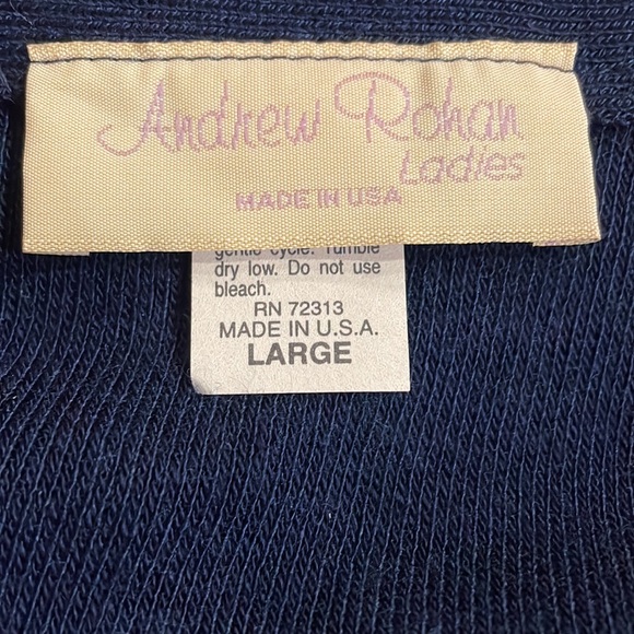 Vintage | Sweaters | Vintage Nwts Old Stock Andrew Rohan Ladies Made In ...